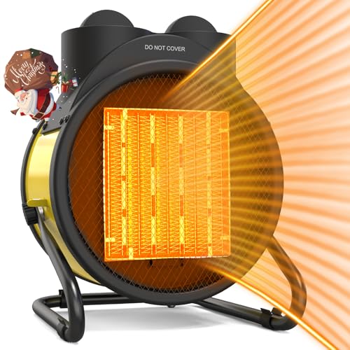 Outdoor Heater - 1500W PTC Electric Garage Heater with Overheat ...