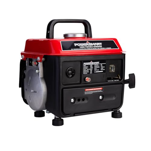 PowerSmart 1200W Portable Generator, Small Generator for Home Backup ...
